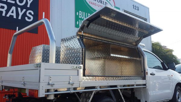 Toyota Hilux Single Cab with Tiger Tool Boxes #109 - Tiger Trays